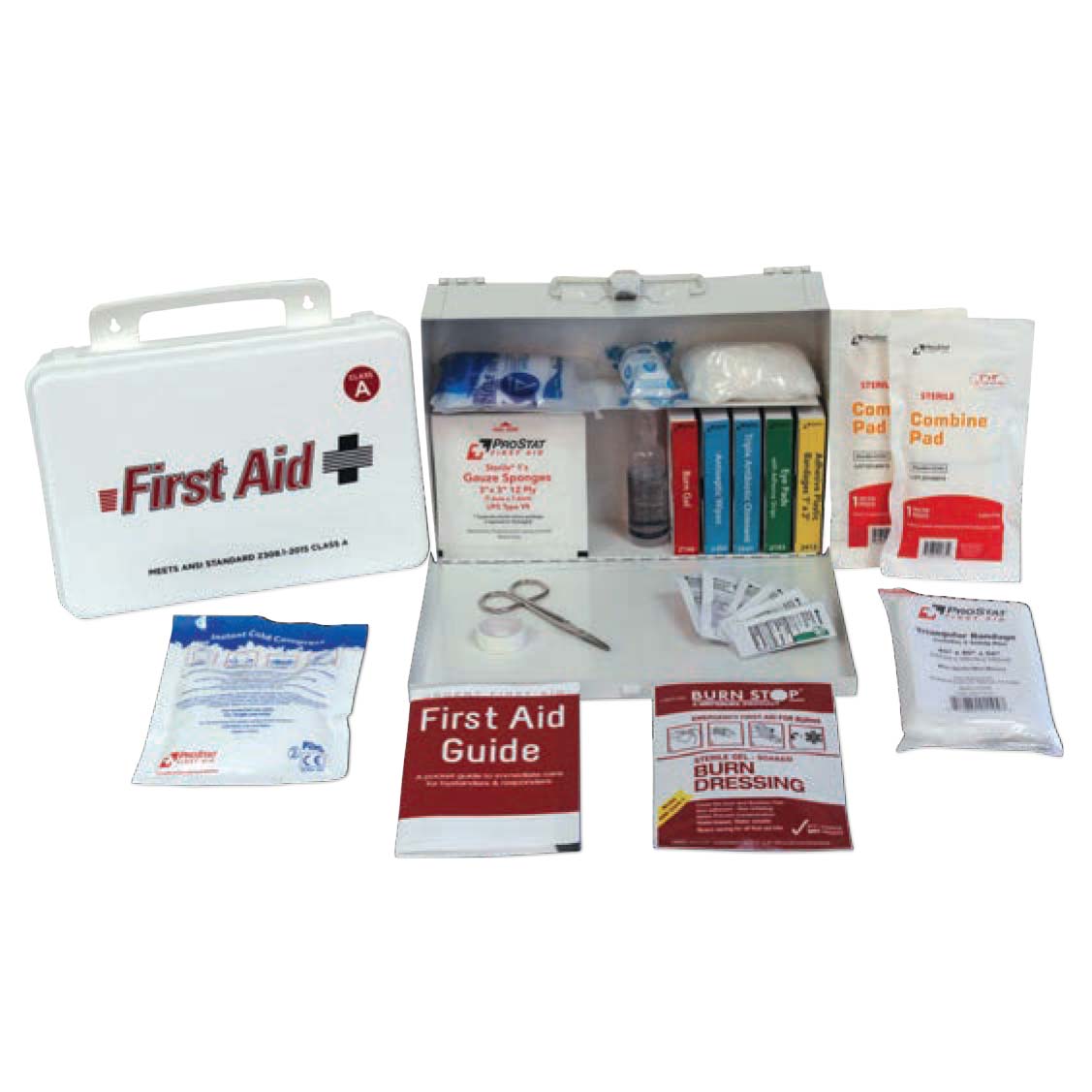 Kit de primeros auxilios de plástico para 25 personas, Clase A – FA25 ...